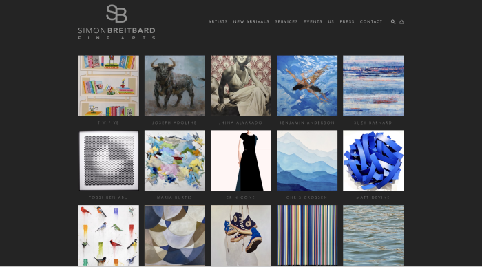 ArtCloud Website Examples